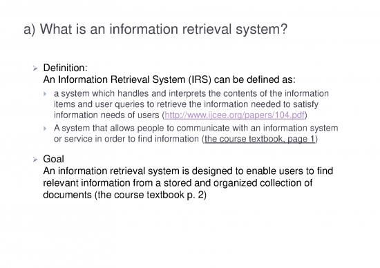 Information Retrieval Pdf 179454 | Topic 2 Basic Concepts Of ...