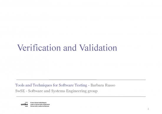 Introductiontovalidationverification Introductiontovalidationverification