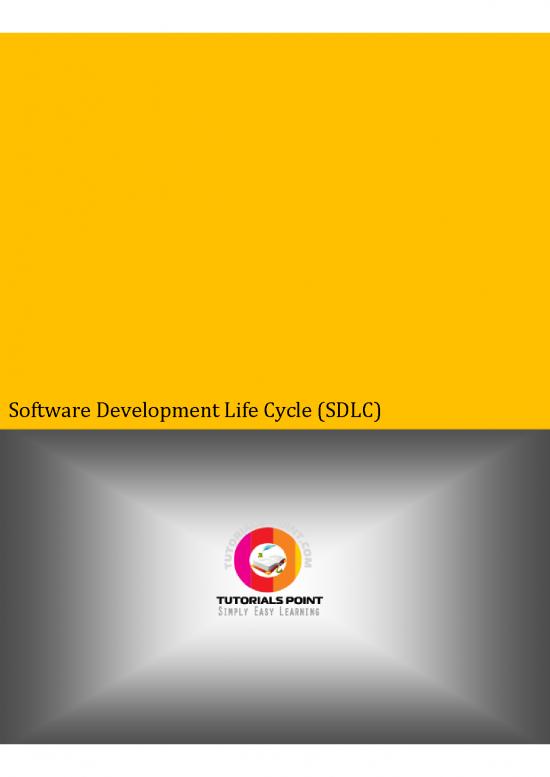 Software Development Life Cycle Pdf 180131 | Sdlc Tutorial Software Development Life Cycle Pdf 180131 | Sdlc Tutorial