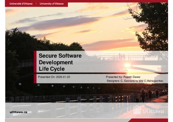 System Development Life Cycle Pdf 181341 Secure Software Development Life Cycle