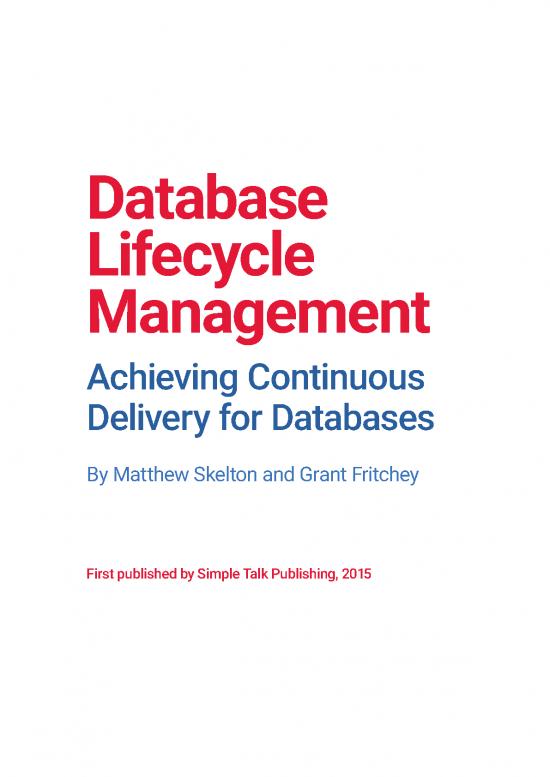 Database Lifecycle Management Preview