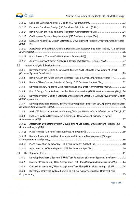 System Development Life Cycle Pdf 181379 | System Development Life Cycle Sdlc Methodology