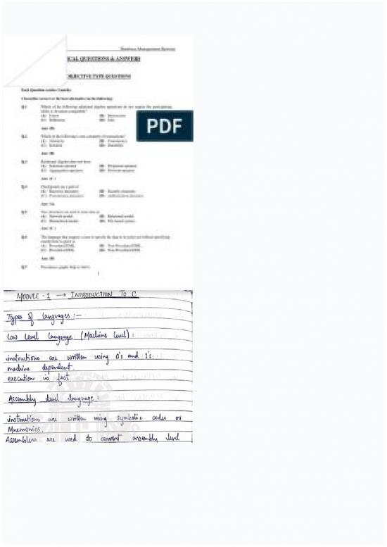 Programming Pdf 184143 C Programming Language Mcq With Answers