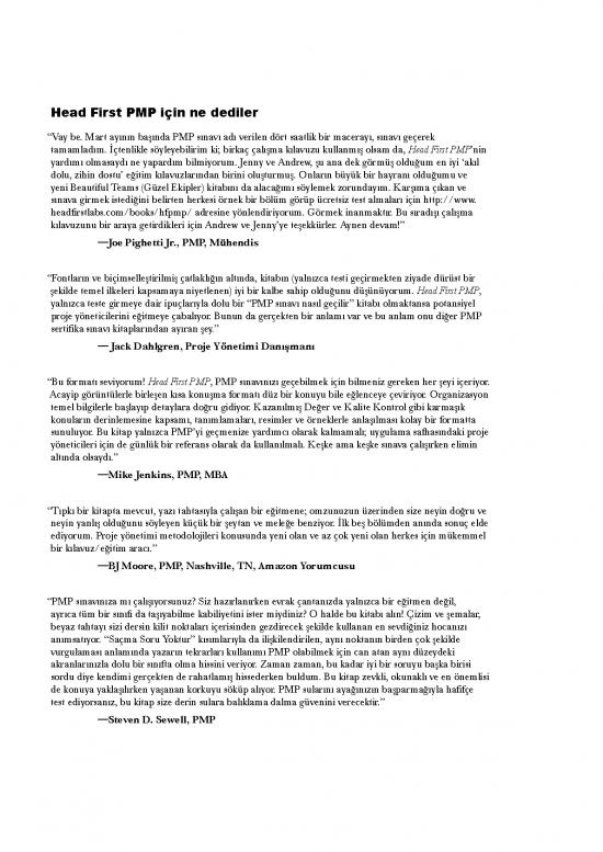 Head First Pdf 184340 | Head First Pmp Pmbok5 Ornek Sayfalar