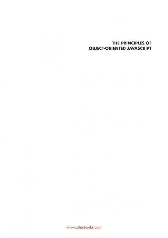 Design Patterns Pdf 184069 The Principles Of Object Oriented Javascript
