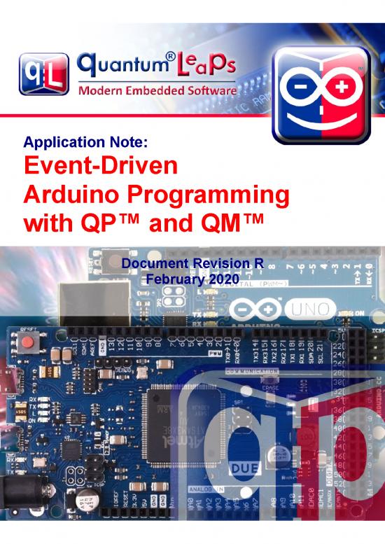 Programming Pdf 185982 An Event Driven Arduino Qp Qm 3644