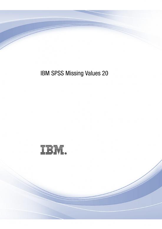System Software Pdf 185347 Spss Missing Values 20