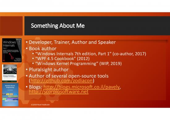 Windows Kernel Programming Pdf 187847 | Pavel Yosifovich Building Your ...
