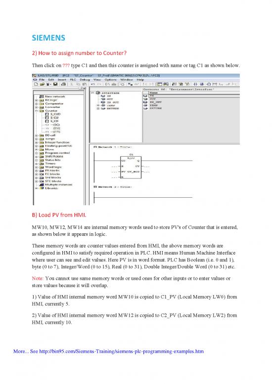 Programming Pdf 186296 | Siemens Plc Programming Example1 Programming Pdf 186296 | Siemens Plc Programming Example1