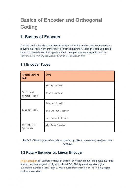 Basics Of Coding Pdf 189835 Basics Of Encoder And Orthogonal Coding 6447