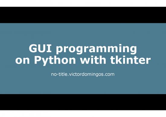 Python Gui Pdf 189581 | Gui Programming Python Tkinter