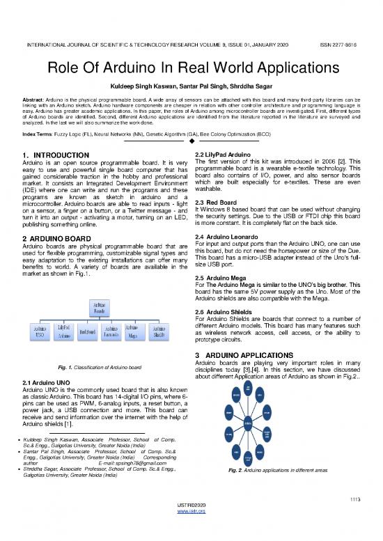 Algorithm In Programming Pdf 188173 Role Of Arduino In Real World Applications