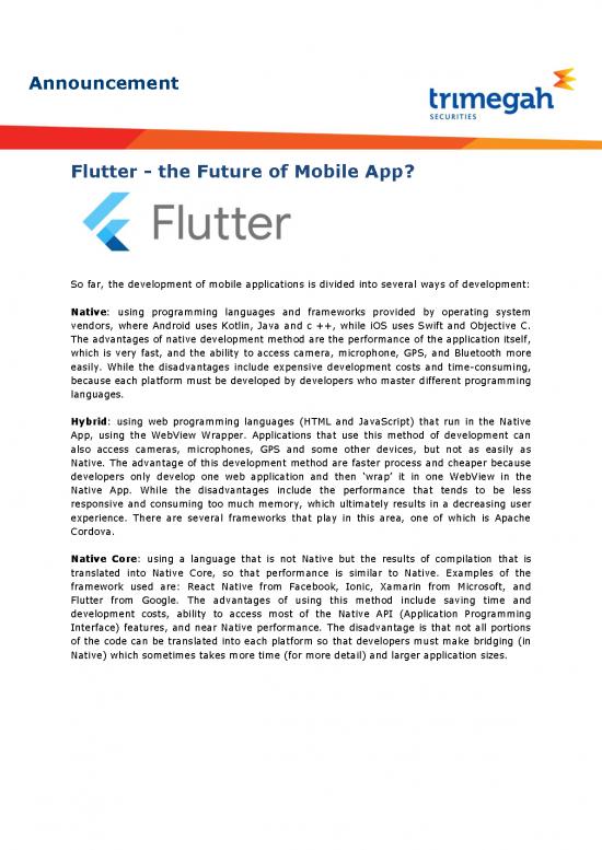 Flutter The Future Of Mobile Apps Final