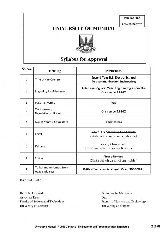 Pdf Certificate Online 191762 | Electronics And Telecommunication ...