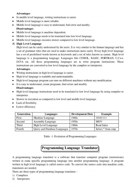 Evolution Of Programming Languages Pdf 191246 | Evoluation Of ...