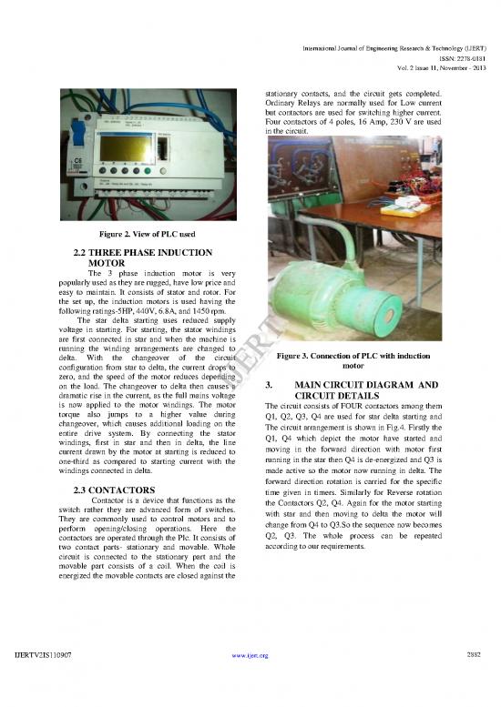 Controller Pdf 191162 Implementation Of Plc Based Star Delta Starter For Starting And