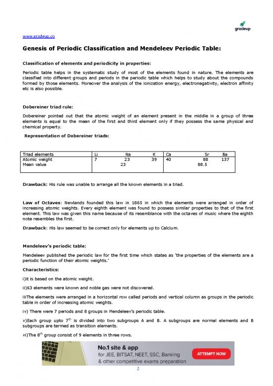 Pdf Printable Periodic Table 194900 | Jee Main Short Notes Trend In ...