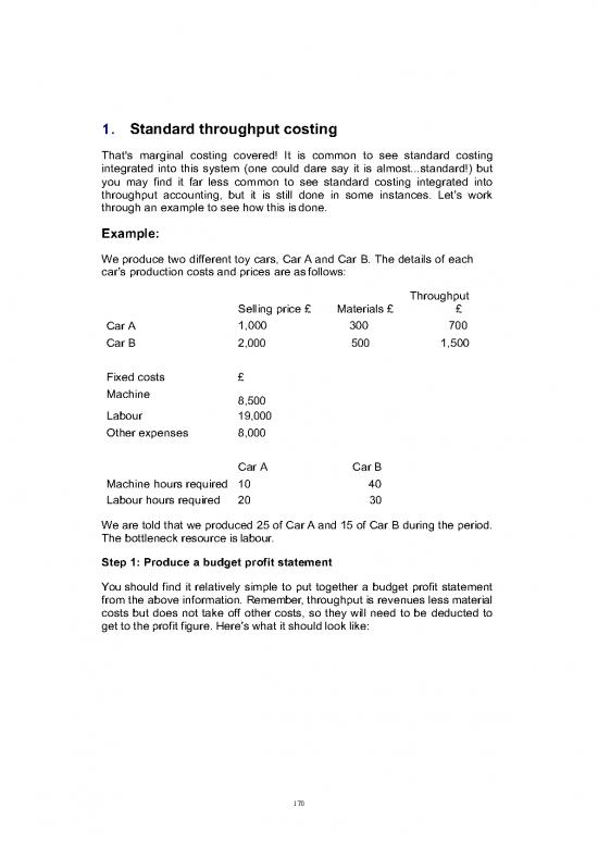 Production Pdf 193407 | Module 10 Variance Analysis Standard Throughput ...