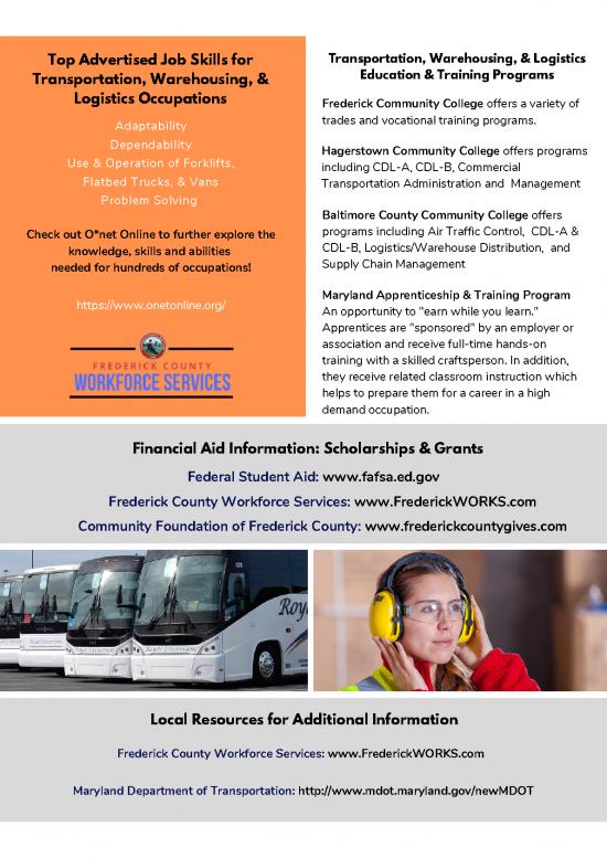 Career Pdf 198761 | 20 Warehouse, Logistics, & Transportation Career ...