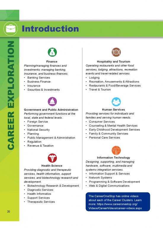 Career Pdf 199618 | Pathways Student Transition Guide Career Clusters
