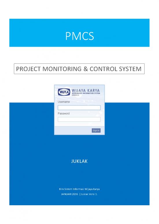 Laporan Pdf 20253 | Juklak Pmcs V1