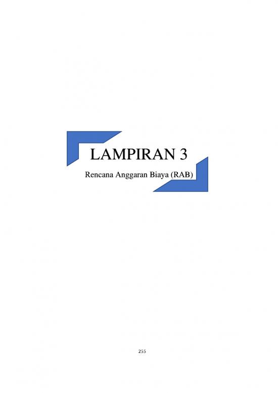 File Rab - Rencana Anggaran Biaya Id 20706 | Lampiran Perhitungan Rab