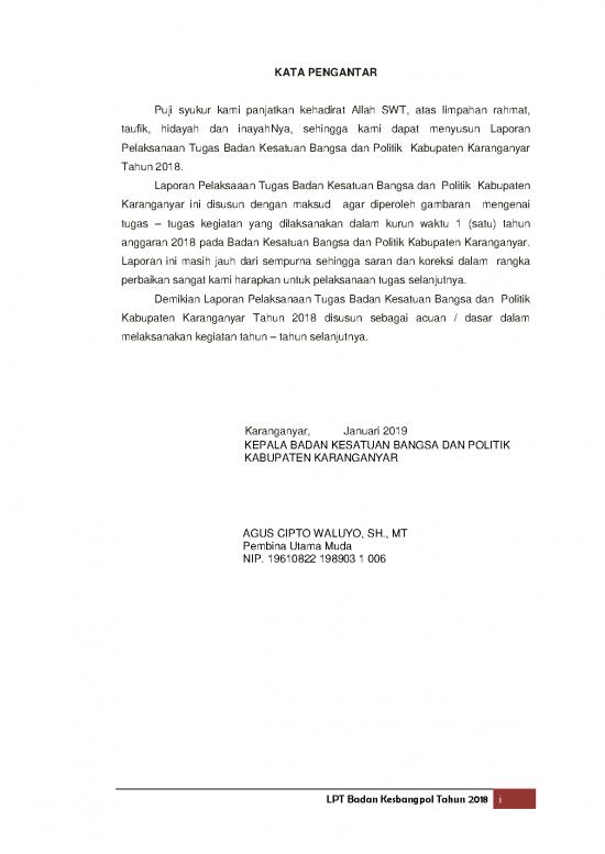 Laporan Pdf 20037 | Lpt Badan Kesbangpol Tahun 2018 Laporan Pdf 20037 | Lpt Badan Kesbangpol Tahun 2018