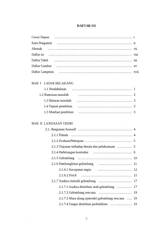 Perencanaan Seawall ( Tembok Laut ) Dan Break Water ( Pemecah Gelombang ...