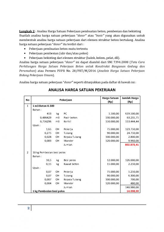 Rab Ahsp Pek Beton Bertulang