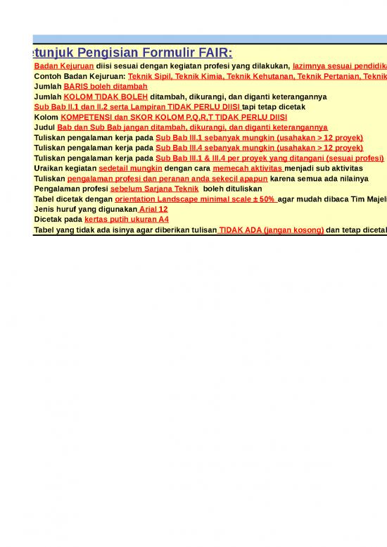 Excel Sheet Download 20368 | Contoh Pengisian Fair Ppi 2020