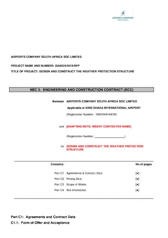 Contract Template Pdf 202389 | Nec3 Ecc Template (revnov2015) (3 ...