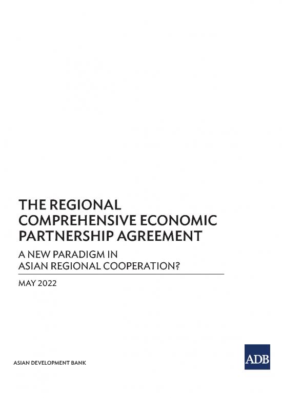 Agreement Sample 202360 | Rcep Agreement New Paradigm Asian Cooperation