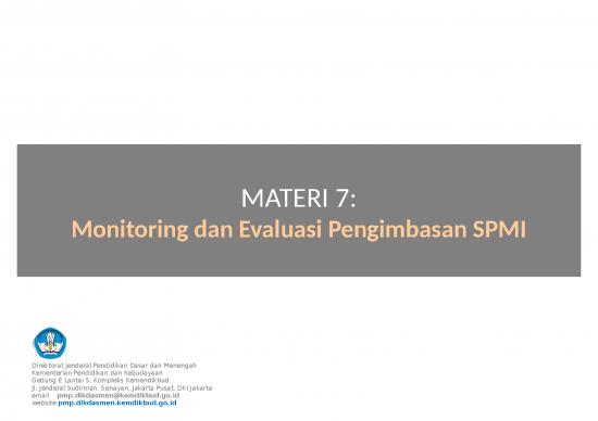 Produk Ppt 23380 | Monev Pengimbasan Spmi