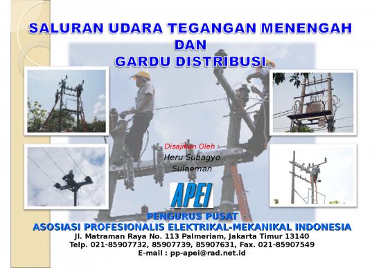 Peluang Ppt 21585 | Sutm Gardu Distribusi