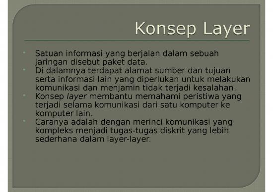 Network Ppt 21441 | Jarkom Dasar W3 Model Protokol Referensi Osi